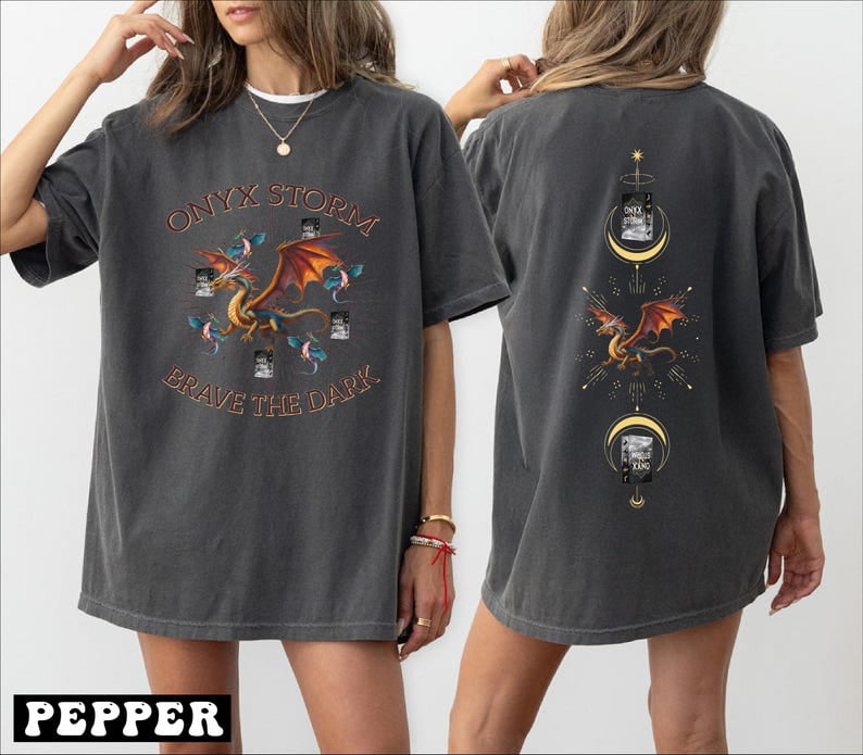 Onyx Storm Ridoc Quest Squad Shirt Fourth Wing Series Tshirt, Fourth ...