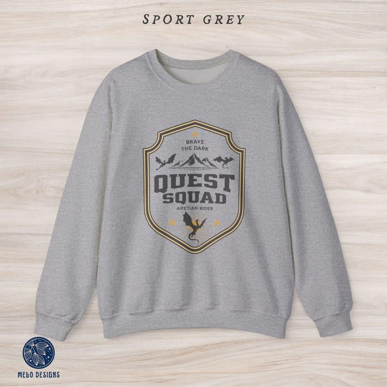 Onyx Storm Shirt Quest Squad Sweatshirt Badge Fourth Wing Merch Xaden Riorson Violet bookish top ...