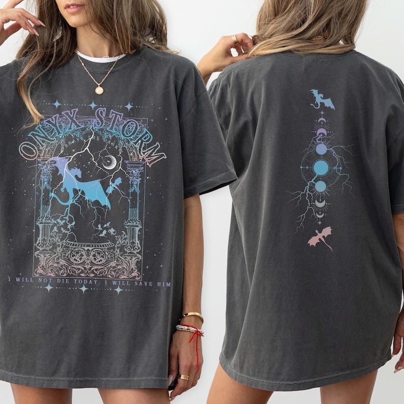 Onyx Storm Shirt, Xaden Riorson, Xaden Fourth Wing Tee, Fourth Wing ...