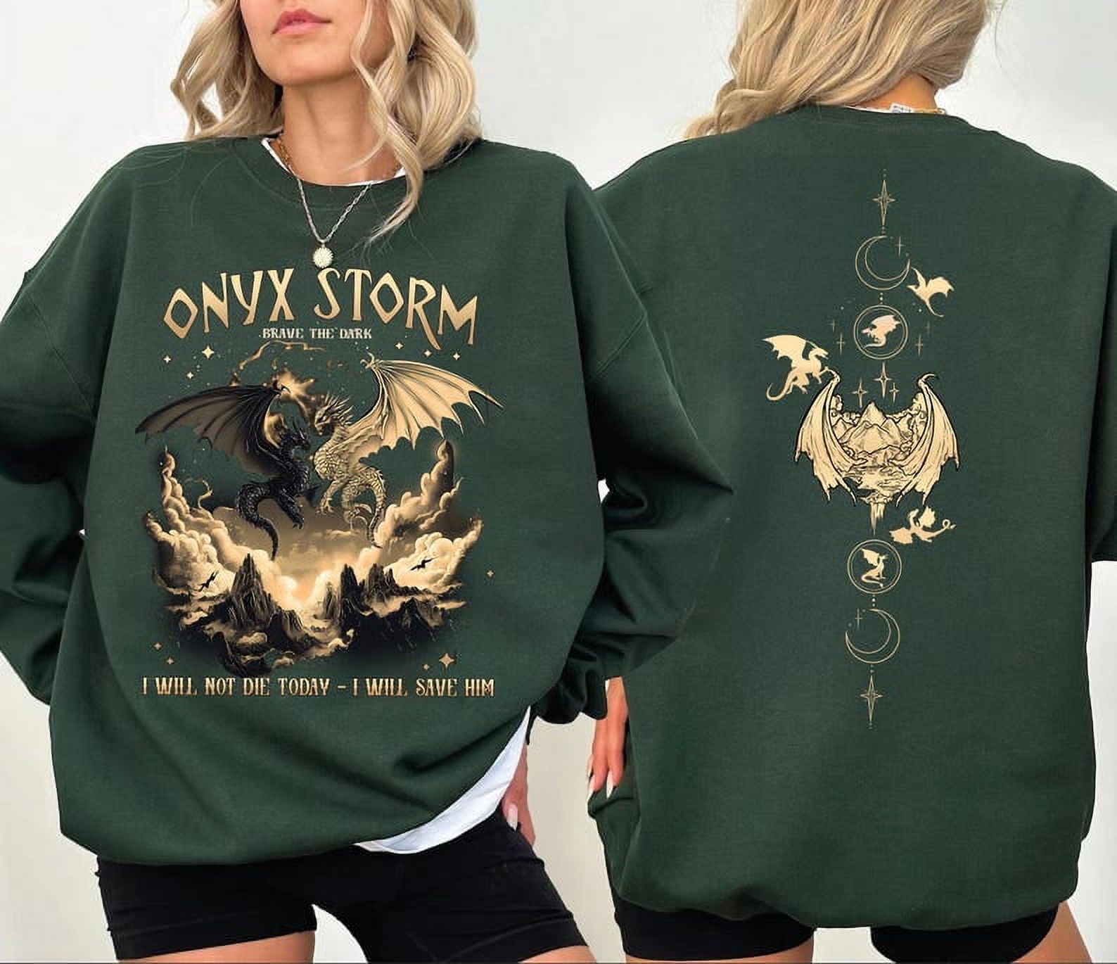 Onyx Storm Sweatshirts, Fourth Wing Series Sweatshirt, Violet ...