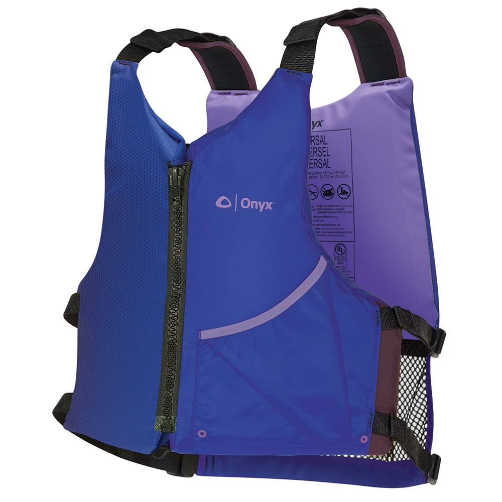 Onyx Universal Paddle Life Jacket - Adult Universal - Purple - Walmart.com
