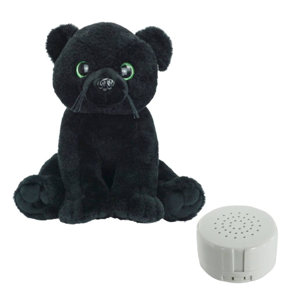 Onyx the Black Panther Plush Toy with Recorder 16 Inch Soft & Cuddly ...