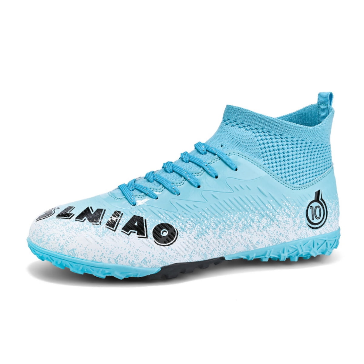 OnyxTrek Men's High Top Soccer Shoes AG Long Spikes Adult Football ...