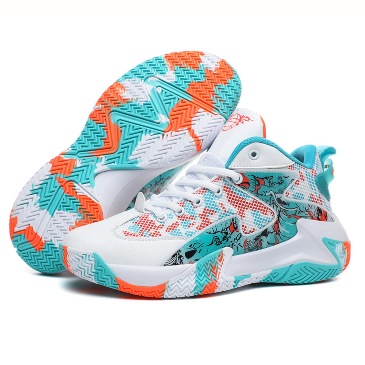 OnyxTrek Mens Basketball Shoes Breathable Indoor Athletic Shoes Youth ...