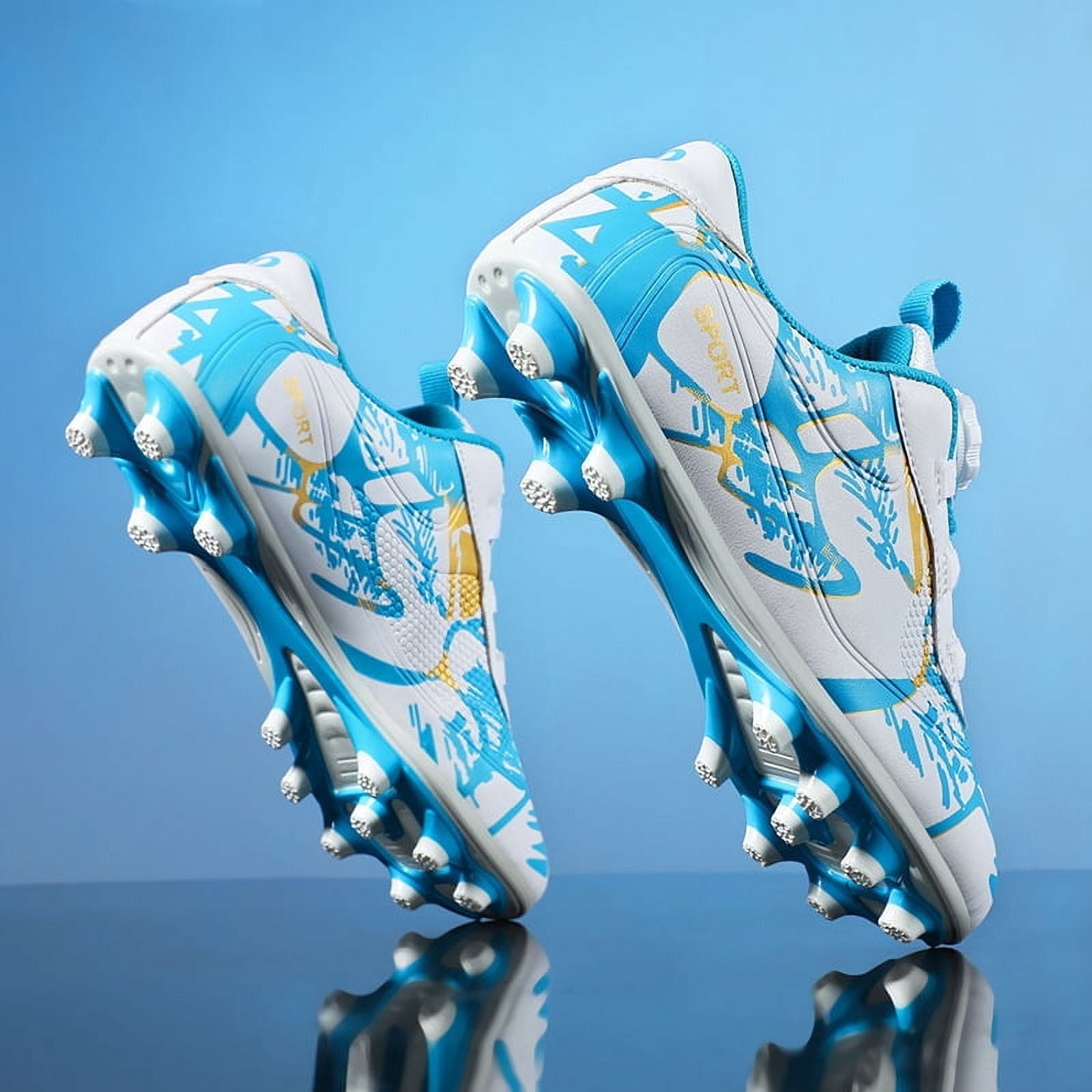 OnyxTrek Unisex-Child Baseball Cleats Kids Softball Shoes for Boys ...