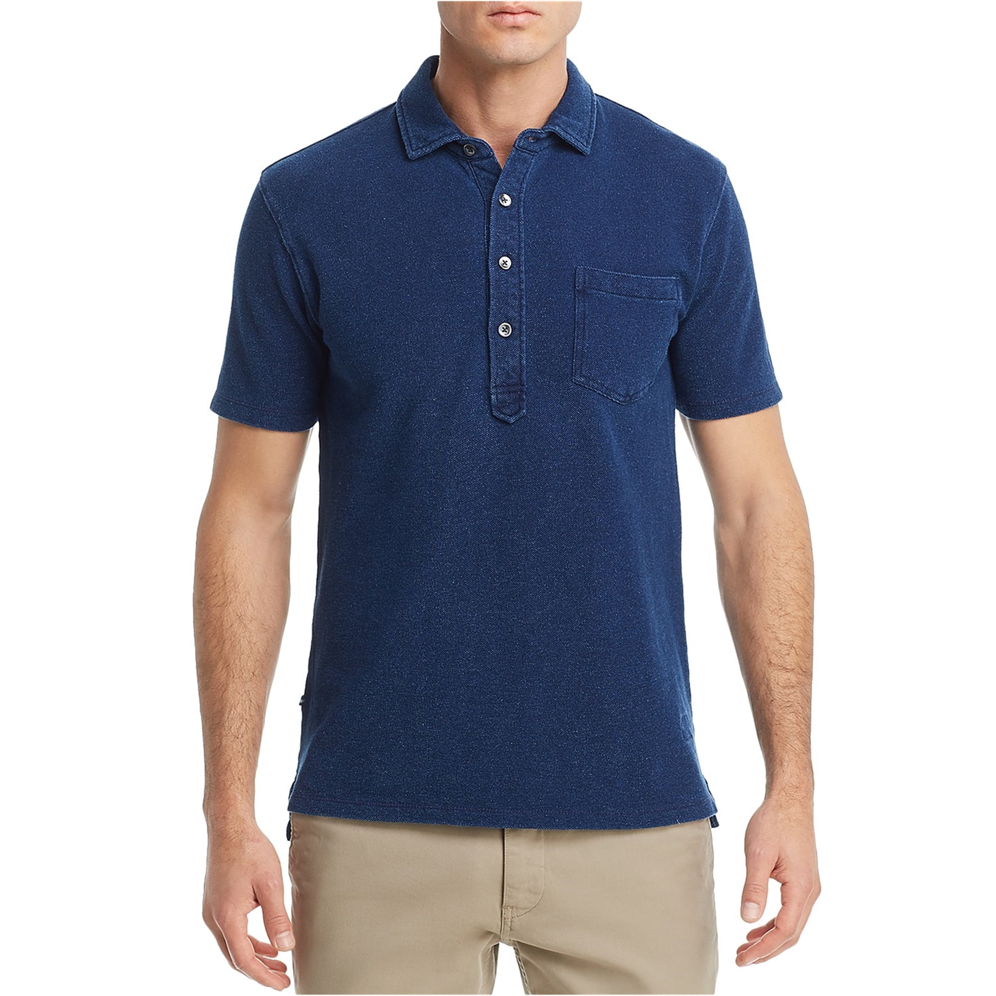 Oobe Brand Mens Textured Regular Fit Polo Shirt, Blue, Small - Walmart.com