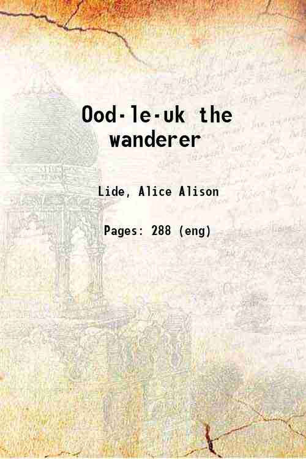 Ood-le-uk the wanderer 1930 [Hardcover] - Walmart.com