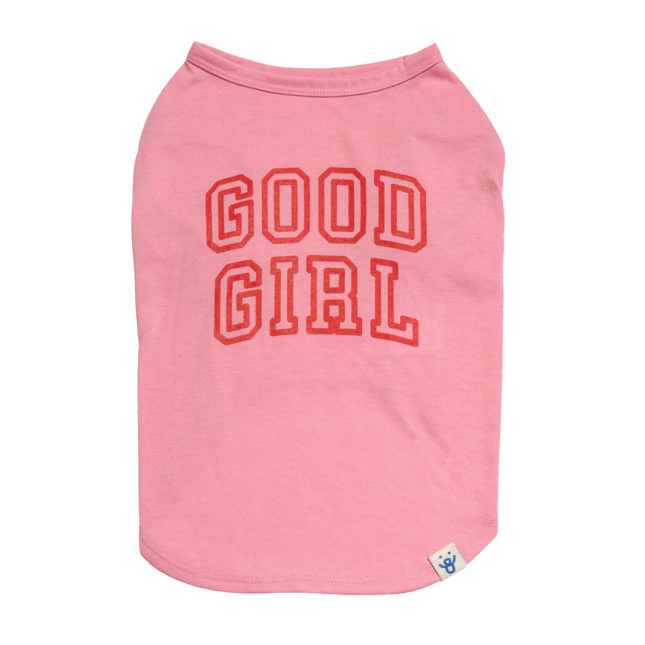 Oodles Pink Good Girl Spring Dog T-Shirt, Large - Walmart.com