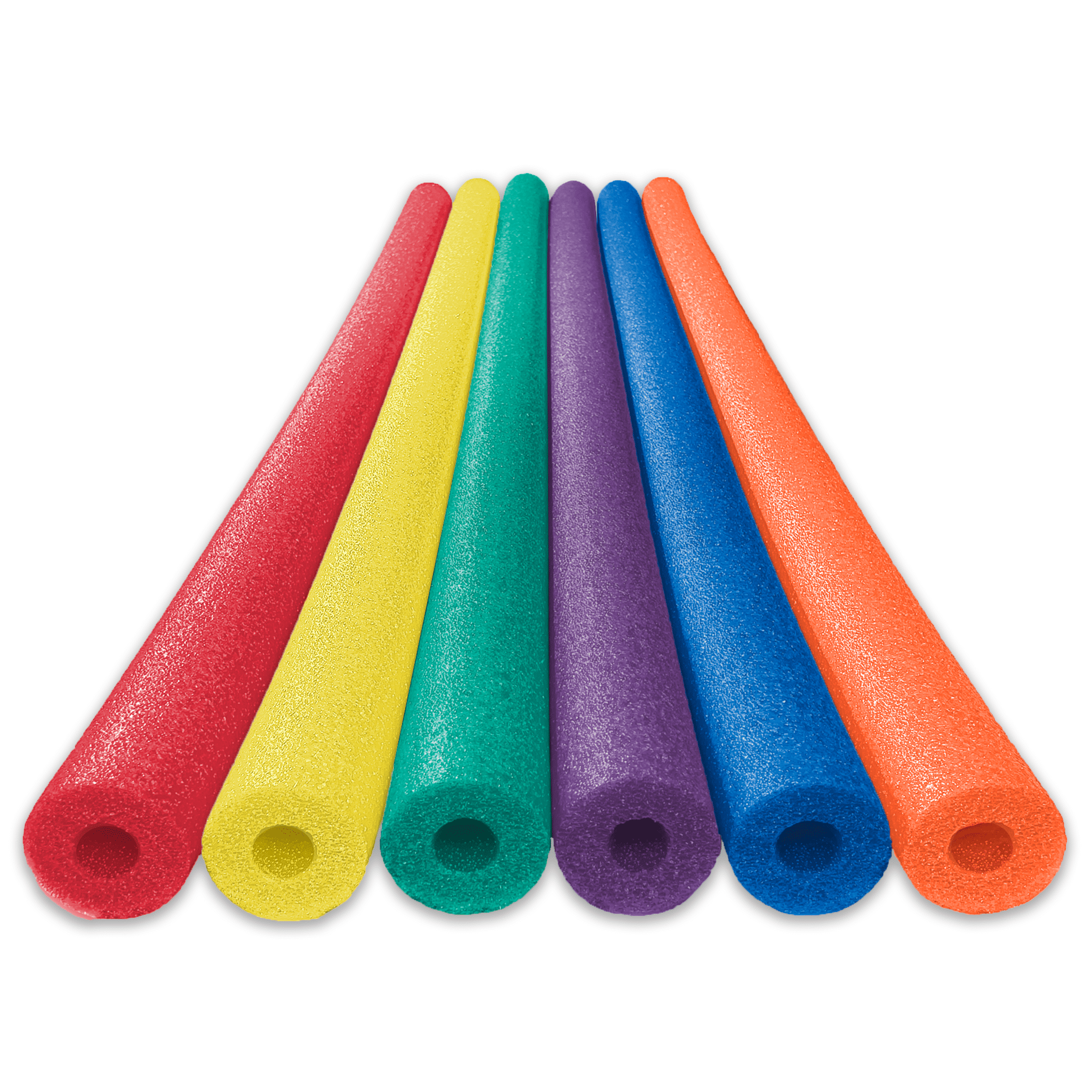 Oodles of Noodles Deluxe Foam Pool Swim Noodles - Solid Core, 6 Pack ...