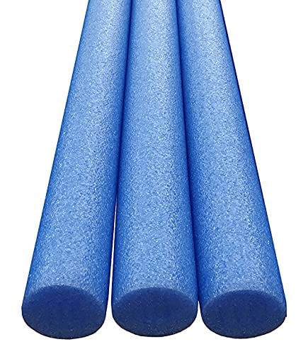 Oodles of Noodles Large Bulk Solid Foam Pool Swim Noodles, 3 Pack, 55 ...