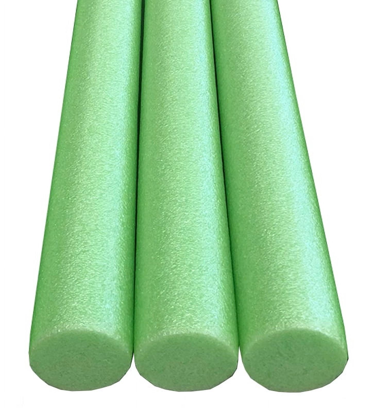 Oodles Large Thick Deluxe Foam Core Swim Noodles, 3 Pack, 55 Inch, Lime ...