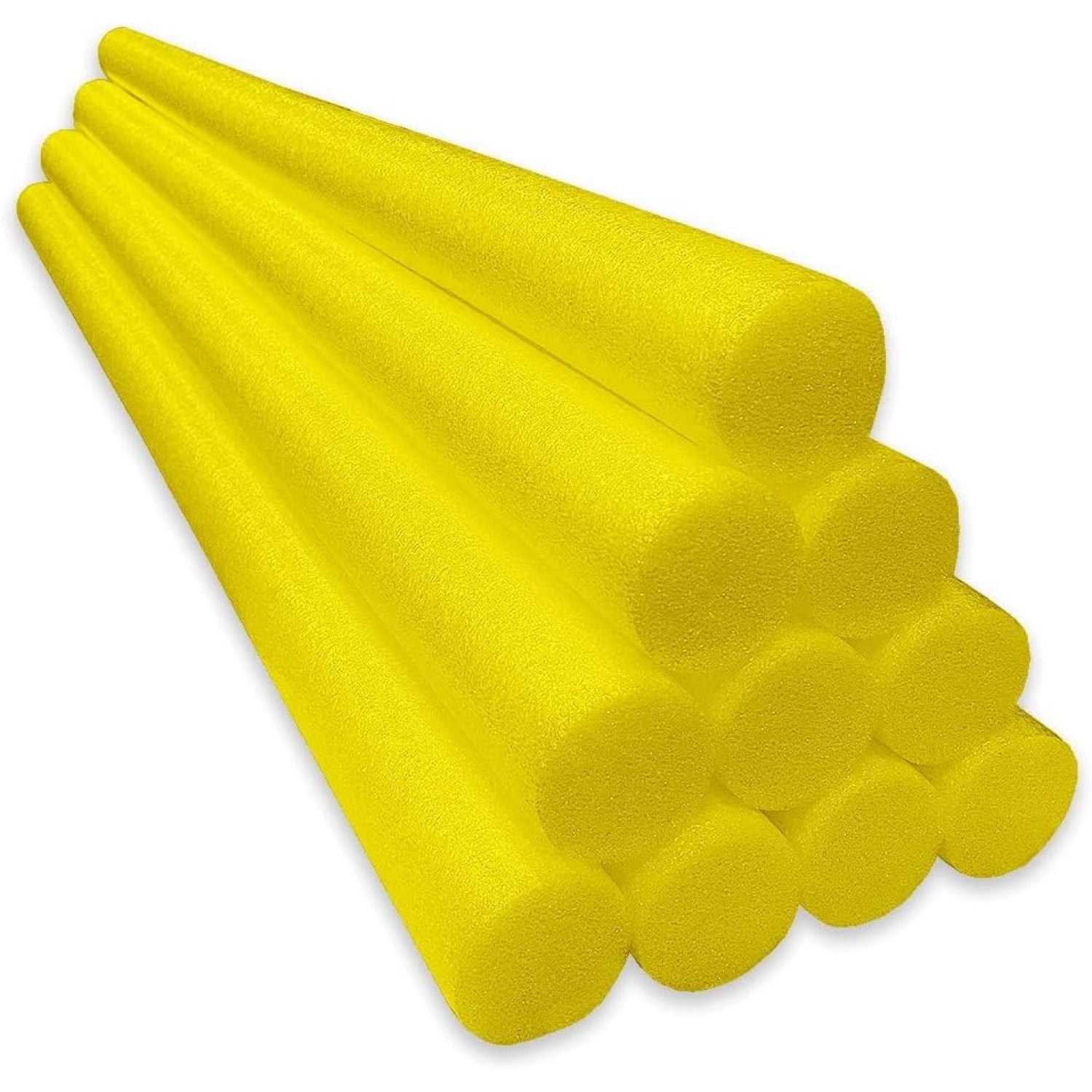 Oodles of Noodles Solid Deluxe Foam Pool Swim Noodles 10 Pack 55 Inch ...