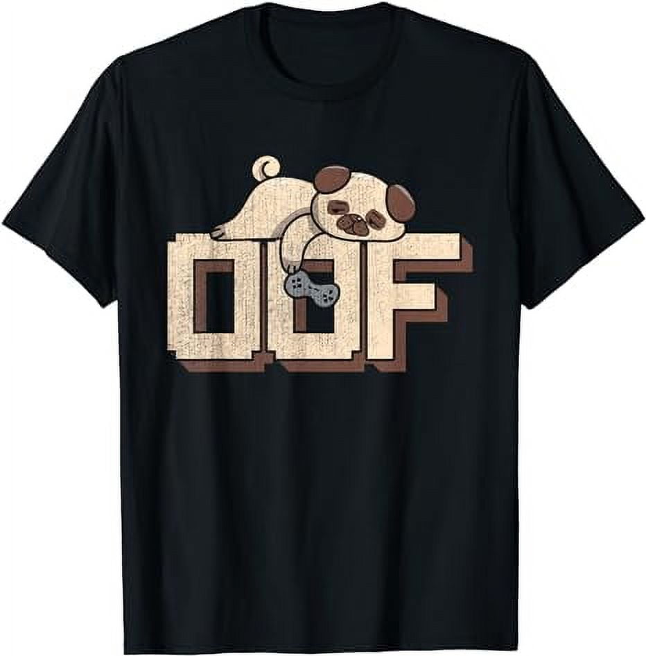 Oof Gamer Meme - Noob Internet Culture Gamer Pug T-Shirt - Walmart.com