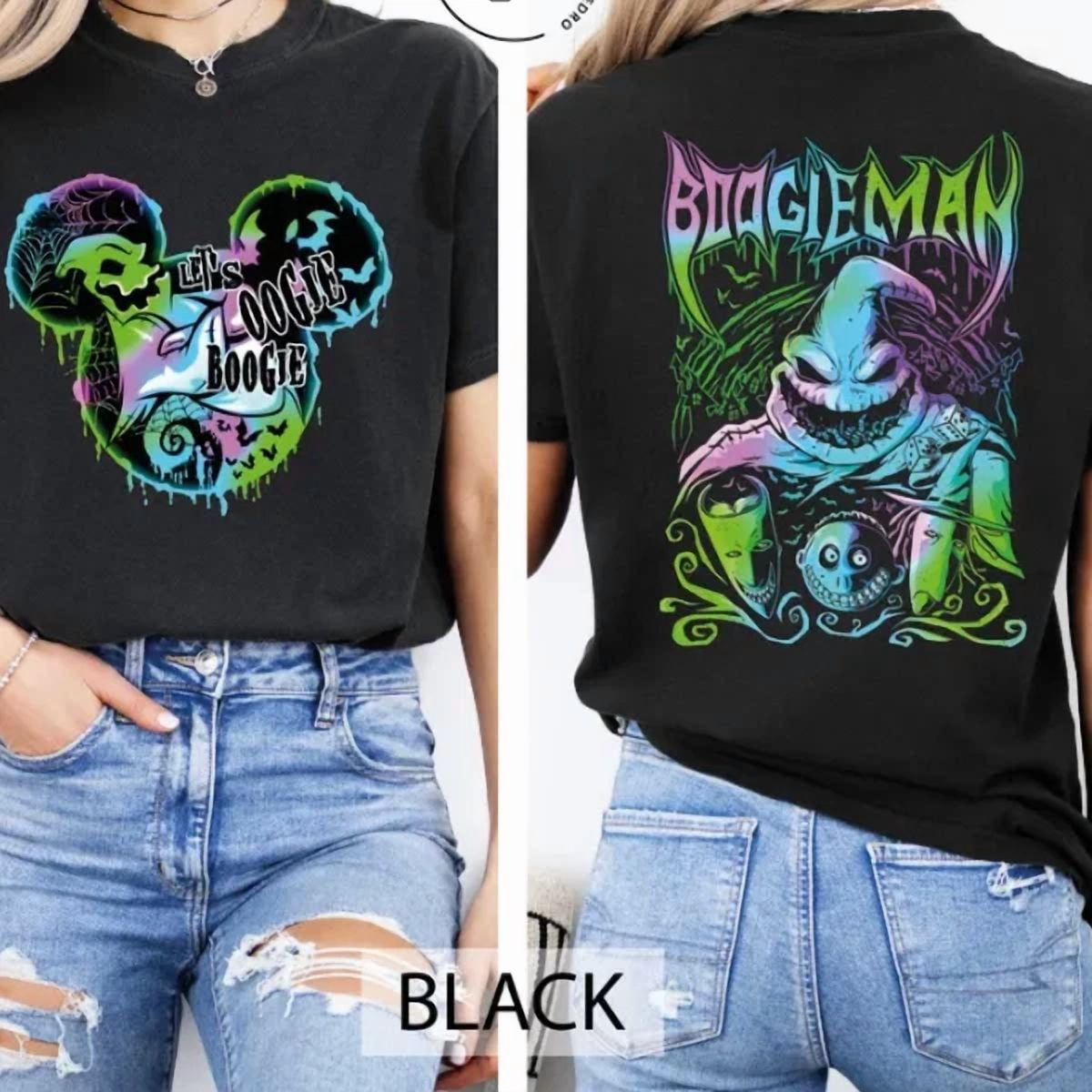 Oogie Boogie Bash 2025 T-Shirt, Two-Sided Disneyland Halloween Time ...