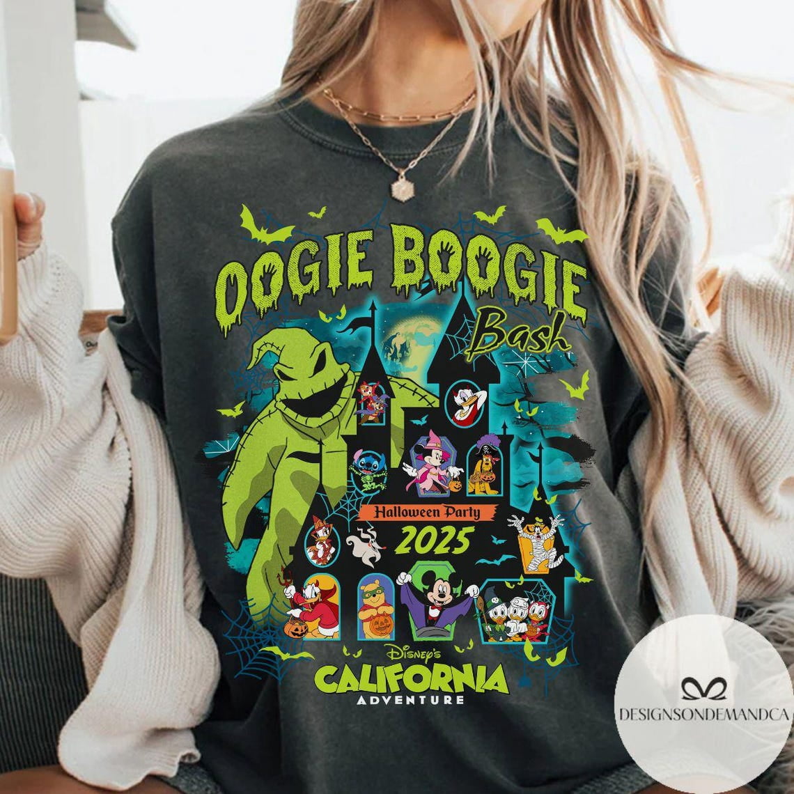 Oogie Boogie Bash 2025 shirt, Disneyland Halloween party T-shirt ...