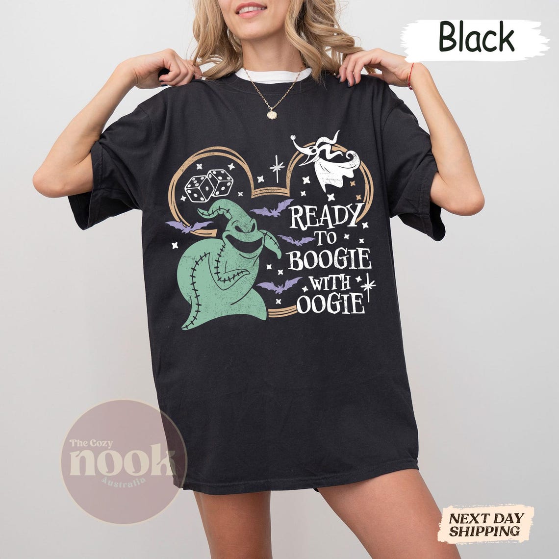 Oogie Boogie Bash TShirt Ready To Boogie Halloween Tee Nightmare Before ...