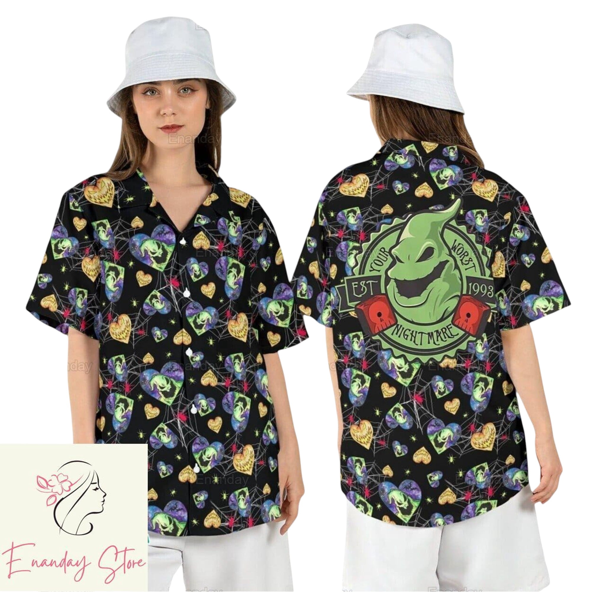 Oogie Boogie Halloween Shirt Nightmare Before Christmas - Walmart.com