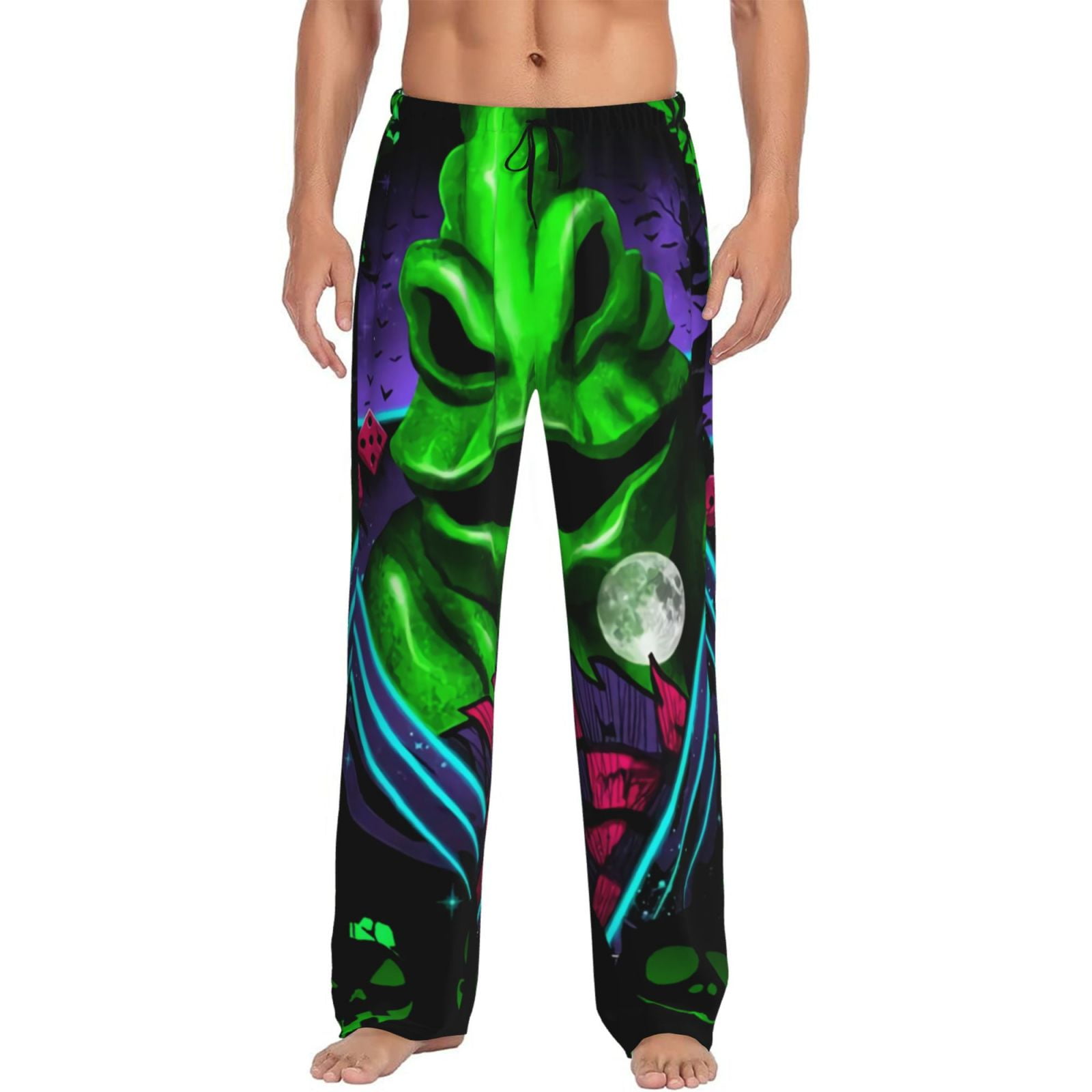 Oogie Boogie Men's Pajama Pants, Ultra-soft Comfy Casual Lounge Pants ...