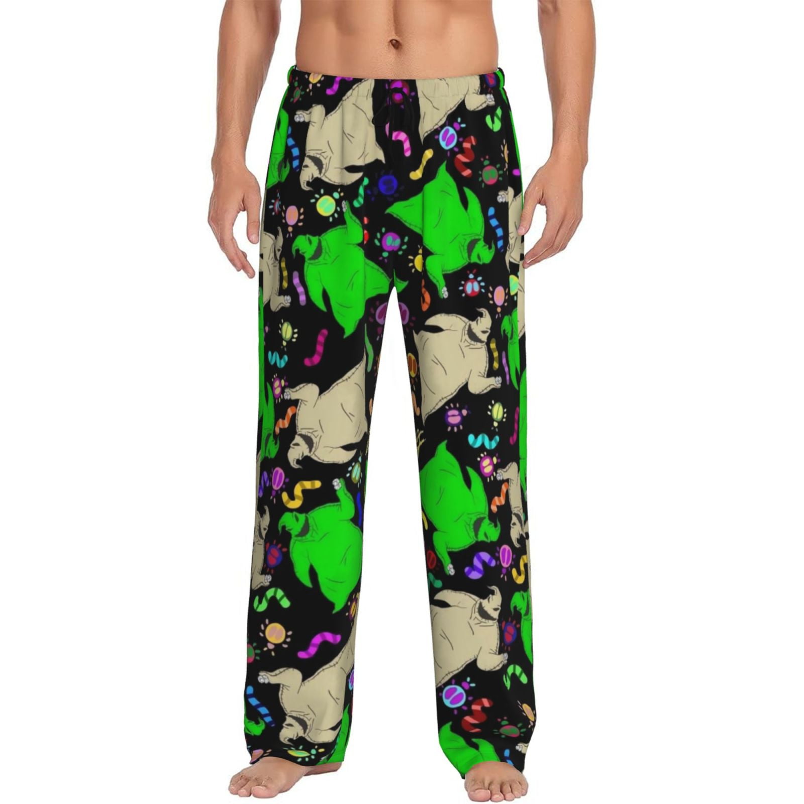 Oogie Boogie Pajama Pants Drawstring Elastic Waistband Loungewear Comfy ...