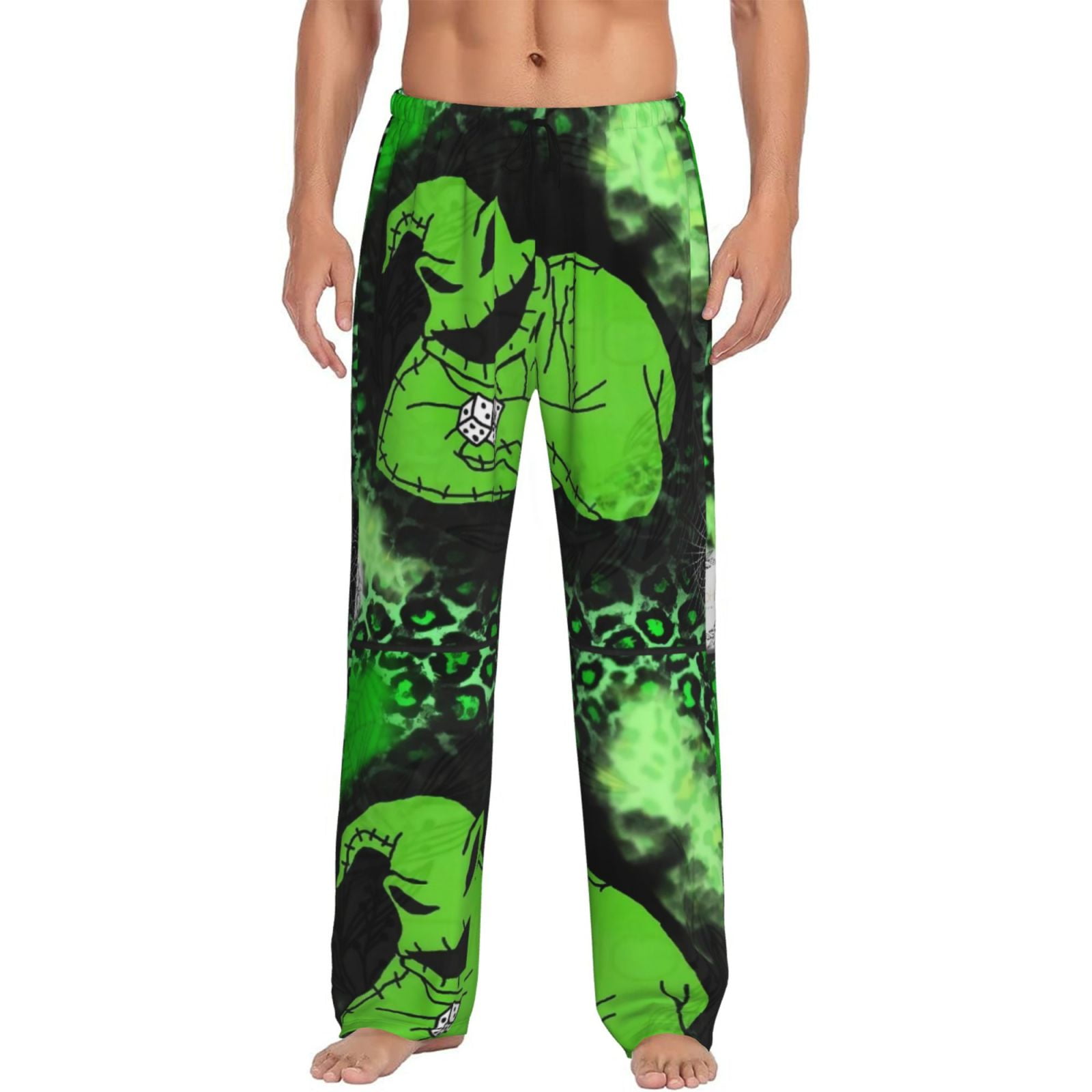 Oogie Boogie Pajama Pants Drawstring Elastic Waistband Loungewear Comfy ...