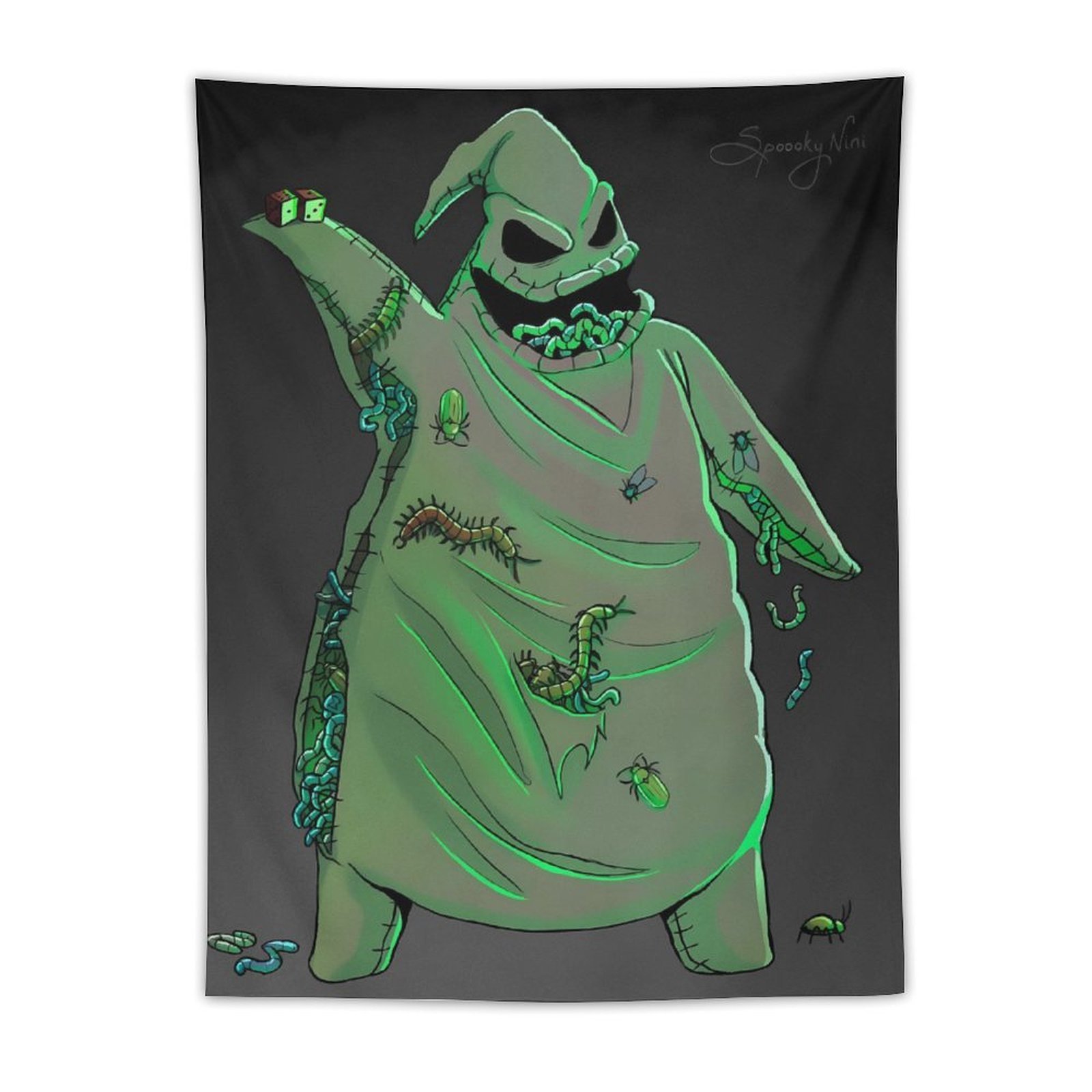 Oogie Boogie Tapestry Wall Hanging, Elegant Wall Hanging Tapestries ...
