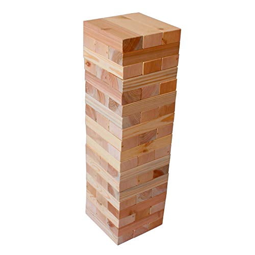 Oojami Giant Timbers Tower: Classic Outdoor Family Fun Stacking Game, 2 ...