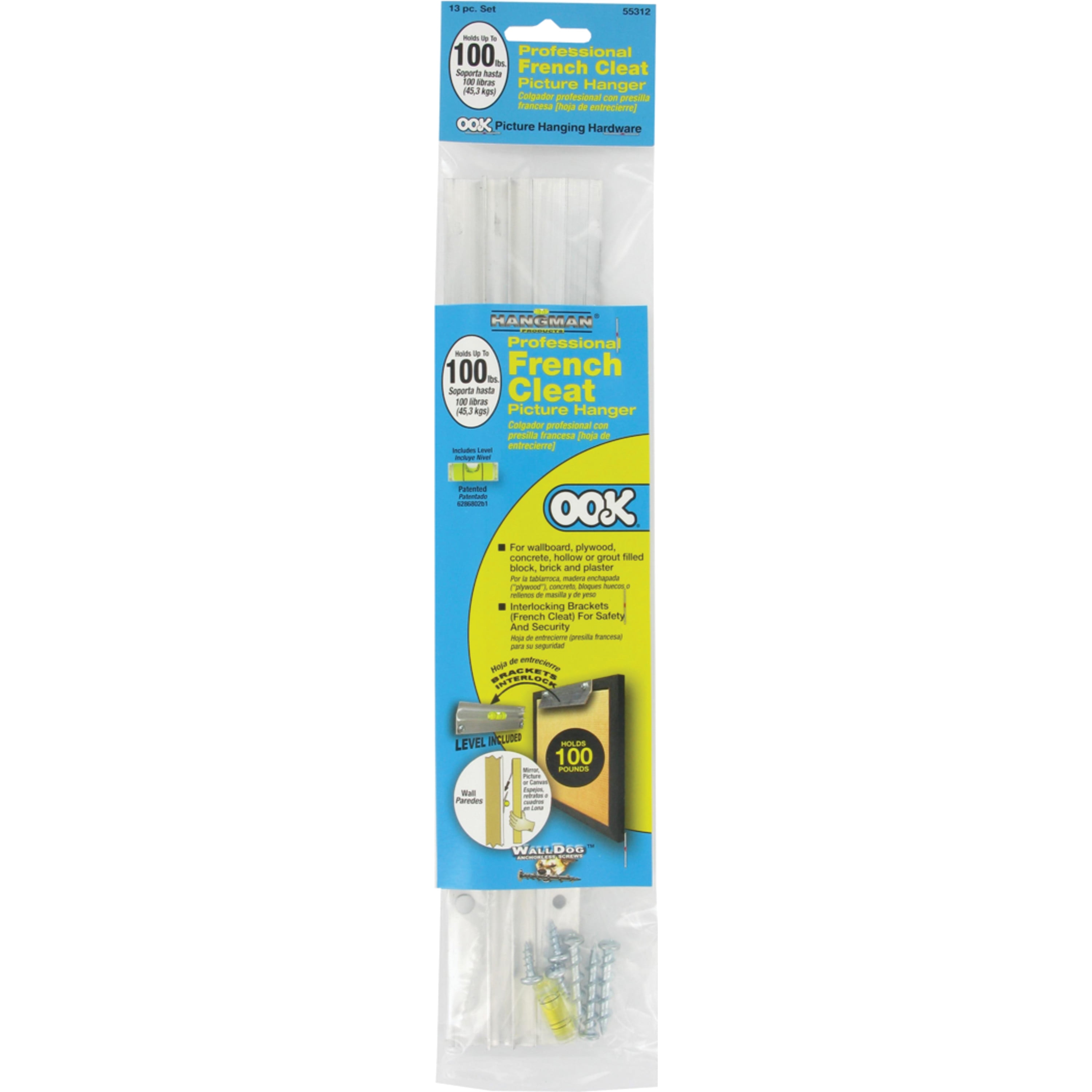 Ook Professional French Cleats, 100 lbs. - Walmart.com