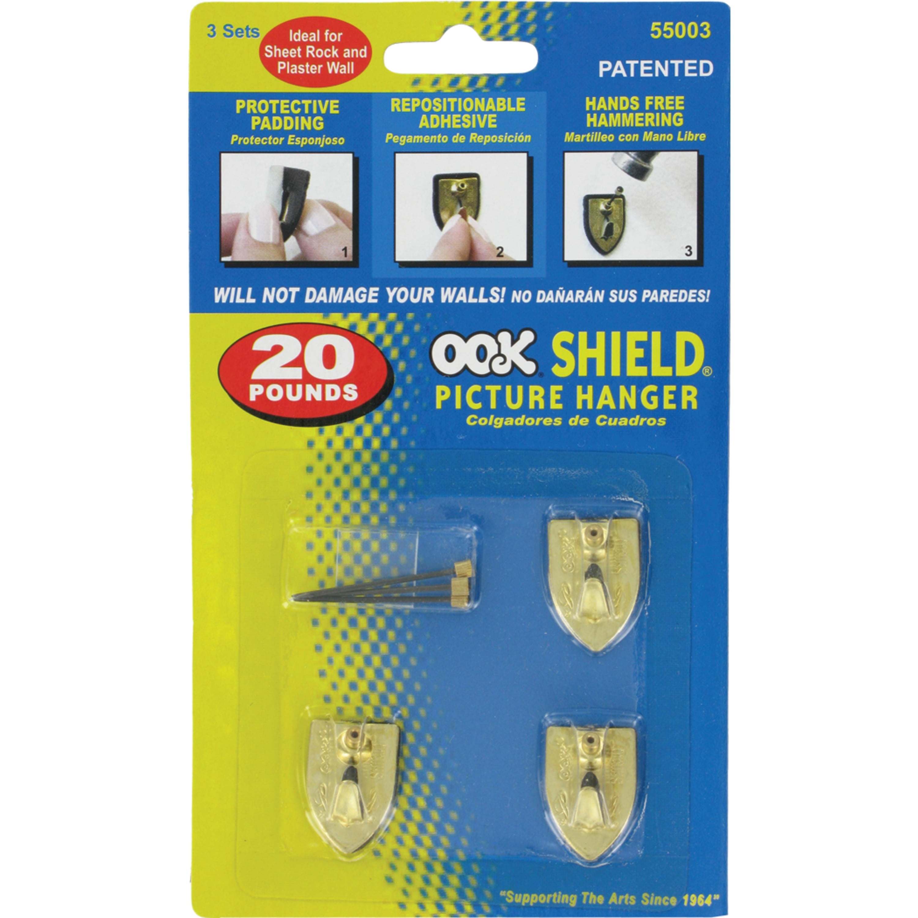 Ook Professional Shield Hangers, 3/Pkg. - Walmart.com