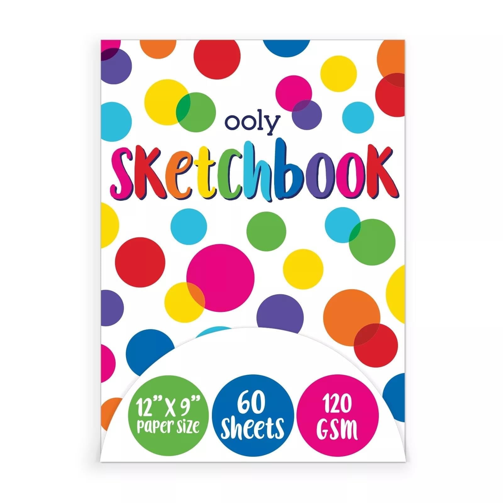 OOLY, Chunkies Sketchbook, 12" x 9", 60 Sheets, Thick Paper - Walmart.com