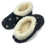 Oooh Geez Women's Cozy Fuzzy Bootie Slippers, Sherpa House Shoes, Starz ...