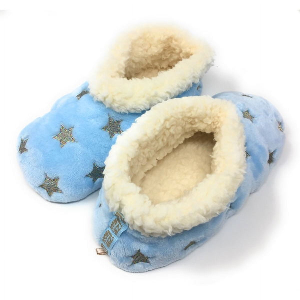 Oooh Geez Women's Cozy Fuzzy Bootie Slippers, Sherpa House Shoes, Starz ...