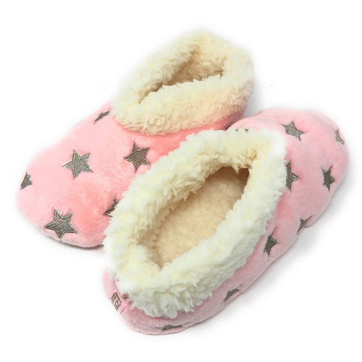 Oooh Geez Women's Cozy Fuzzy Bootie Slippers, Sherpa House Shoes, Starz ...