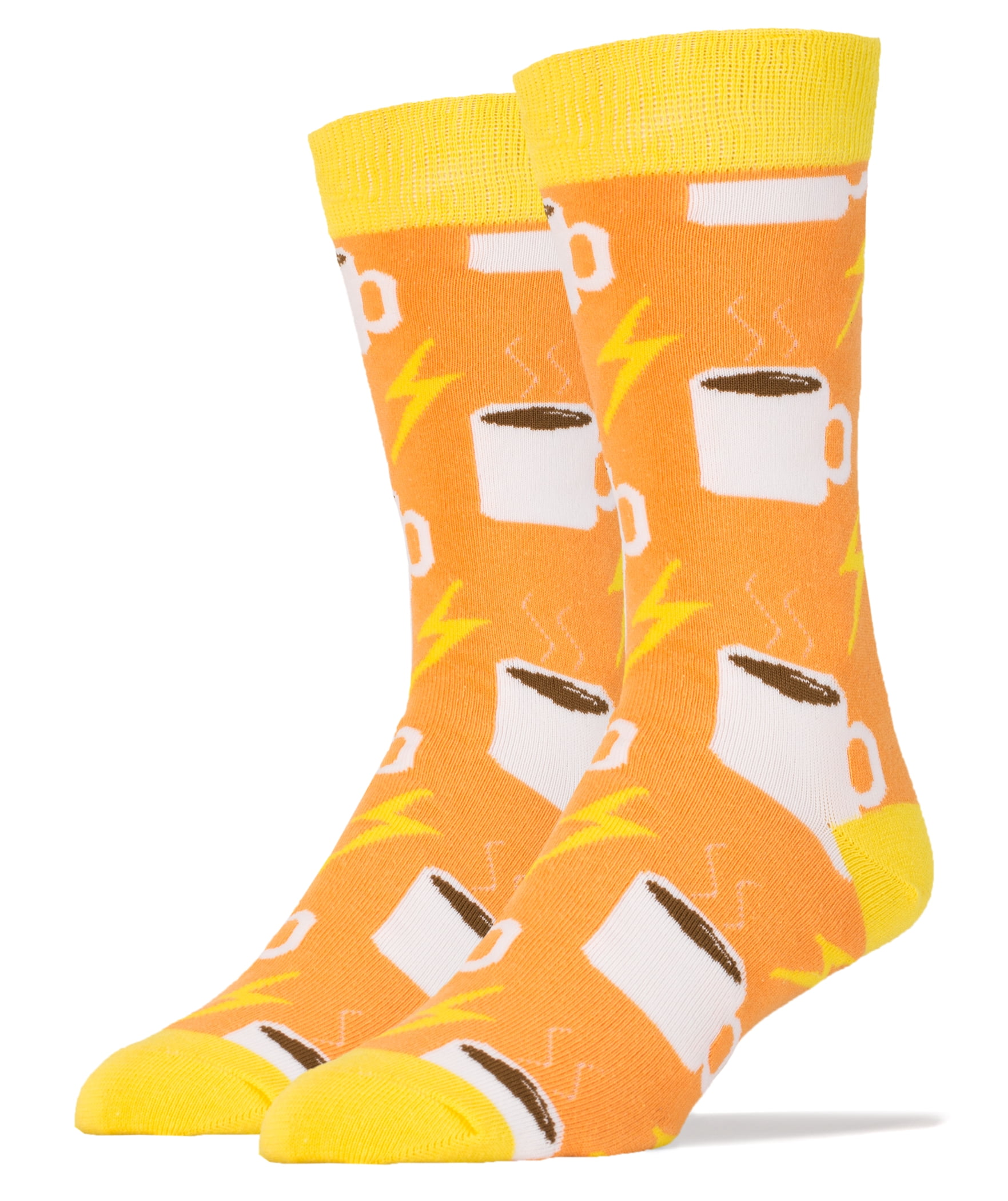 Oooh Yeah Men's Funny Novelty Crew Socks, Crazy Cool Silly Cotton Socks ...