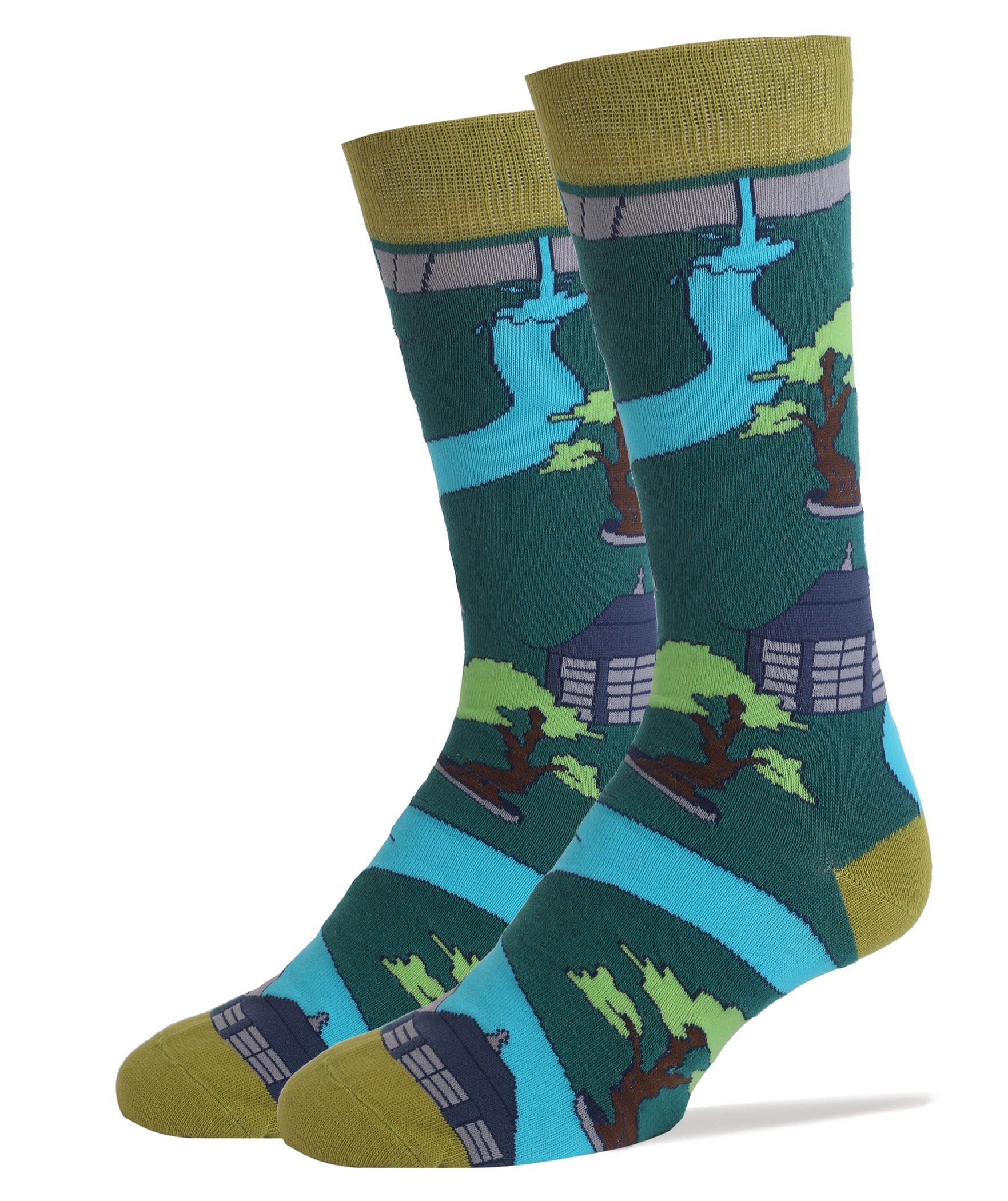 Oooh Yeah Men's Funny Novelty Crew Socks, Crazy Colorful Fashion Socks ...