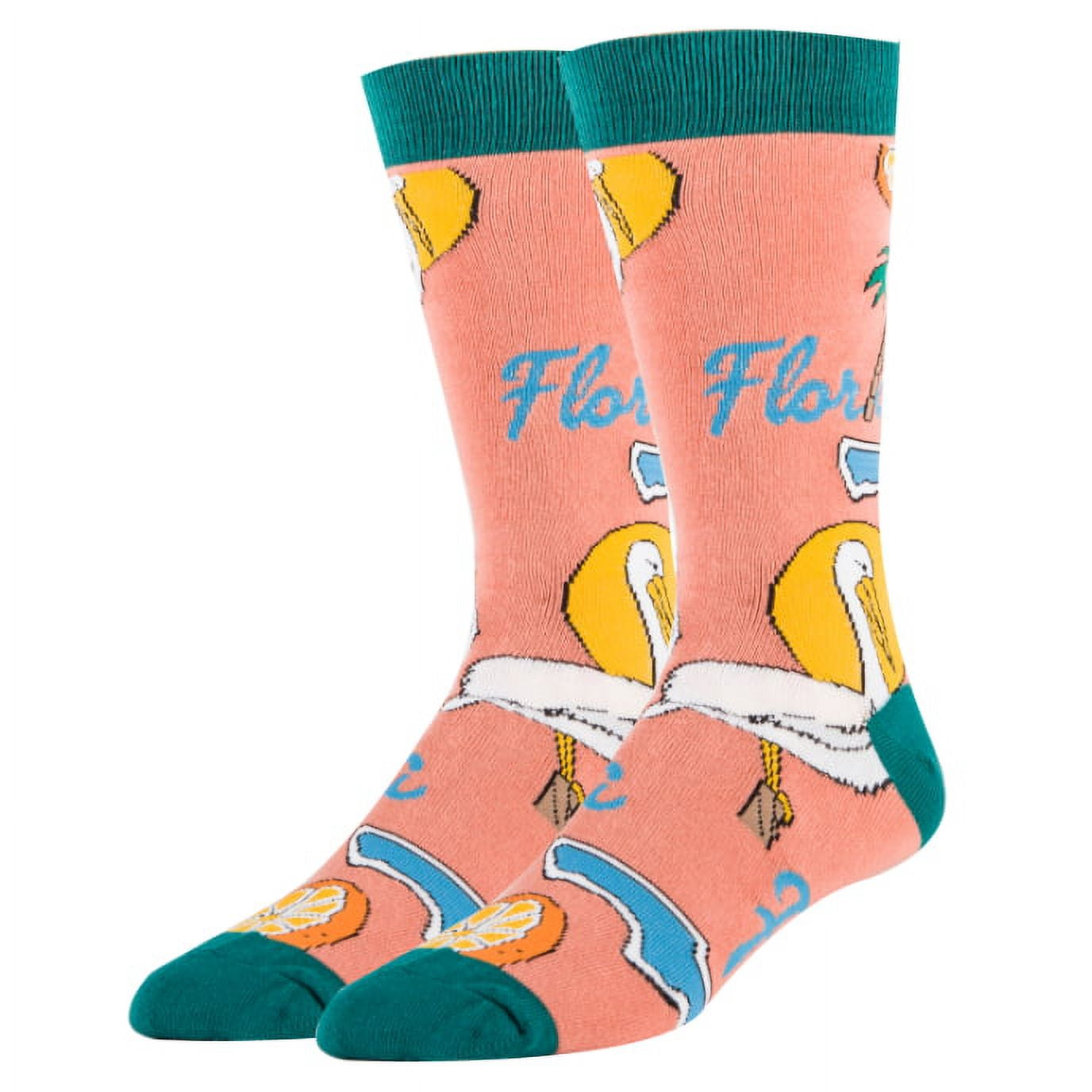 Oooh Yeah Men's Funny Novelty Crew Socks, Crazy Cool Fashion Socks ...