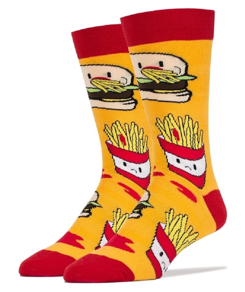 Oooh Yeah! Socks, Mens Cotton Crew Sock (Super Size) - Walmart.com