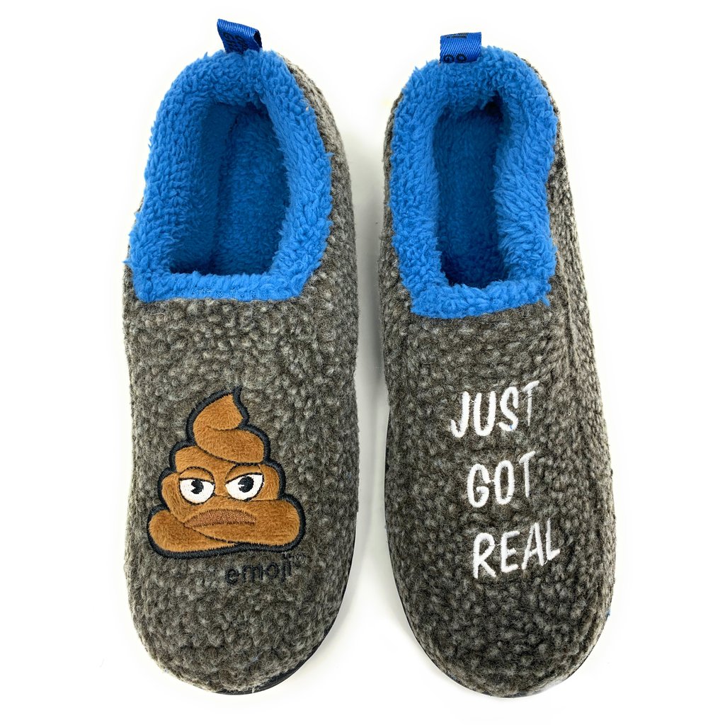 Poop Emoji Slippers - Walmart.com