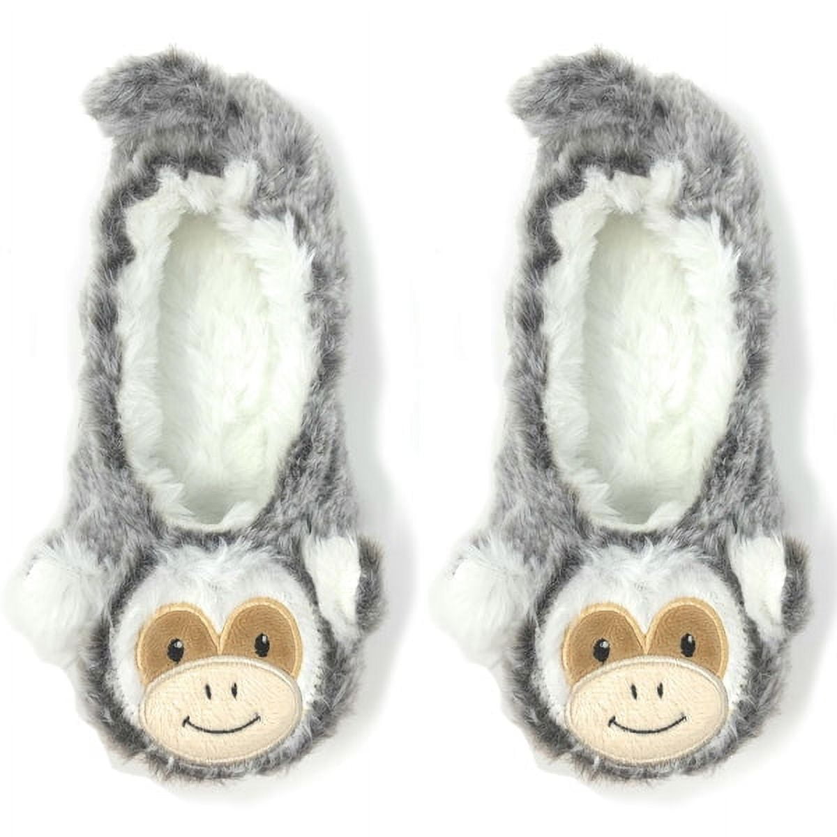 OoohGeez Womens Fuzzy Plush Travel Portable Slipper Socks, Funny Animal ...