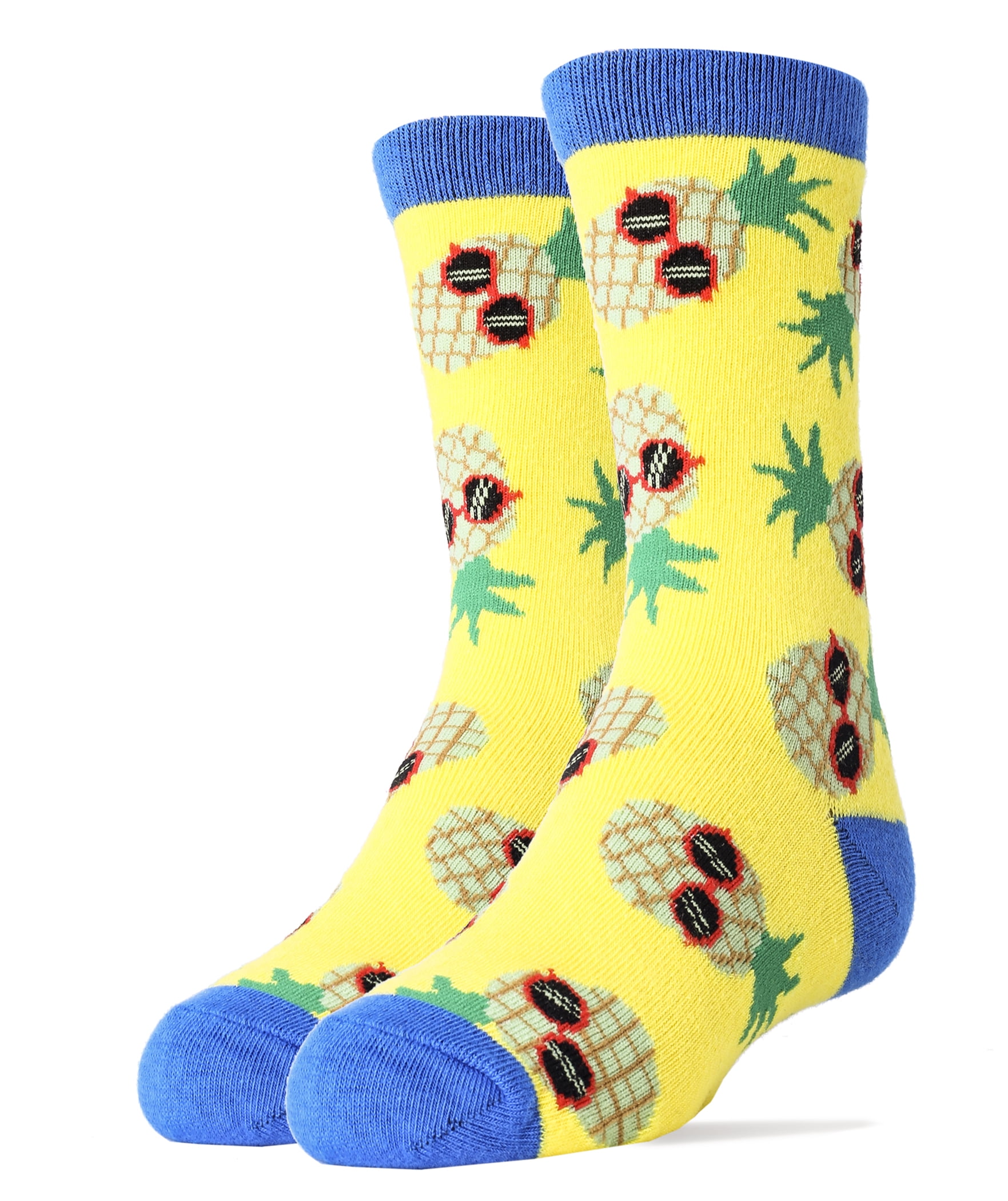 OoohYeah Kids Novelty Funny Casual Socks for Boy & Girl, Pineapple Dude ...