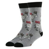 OoohYeah Men's Novelty Fun Saying Animal Crew Socks, Funny Crazy Dress ...