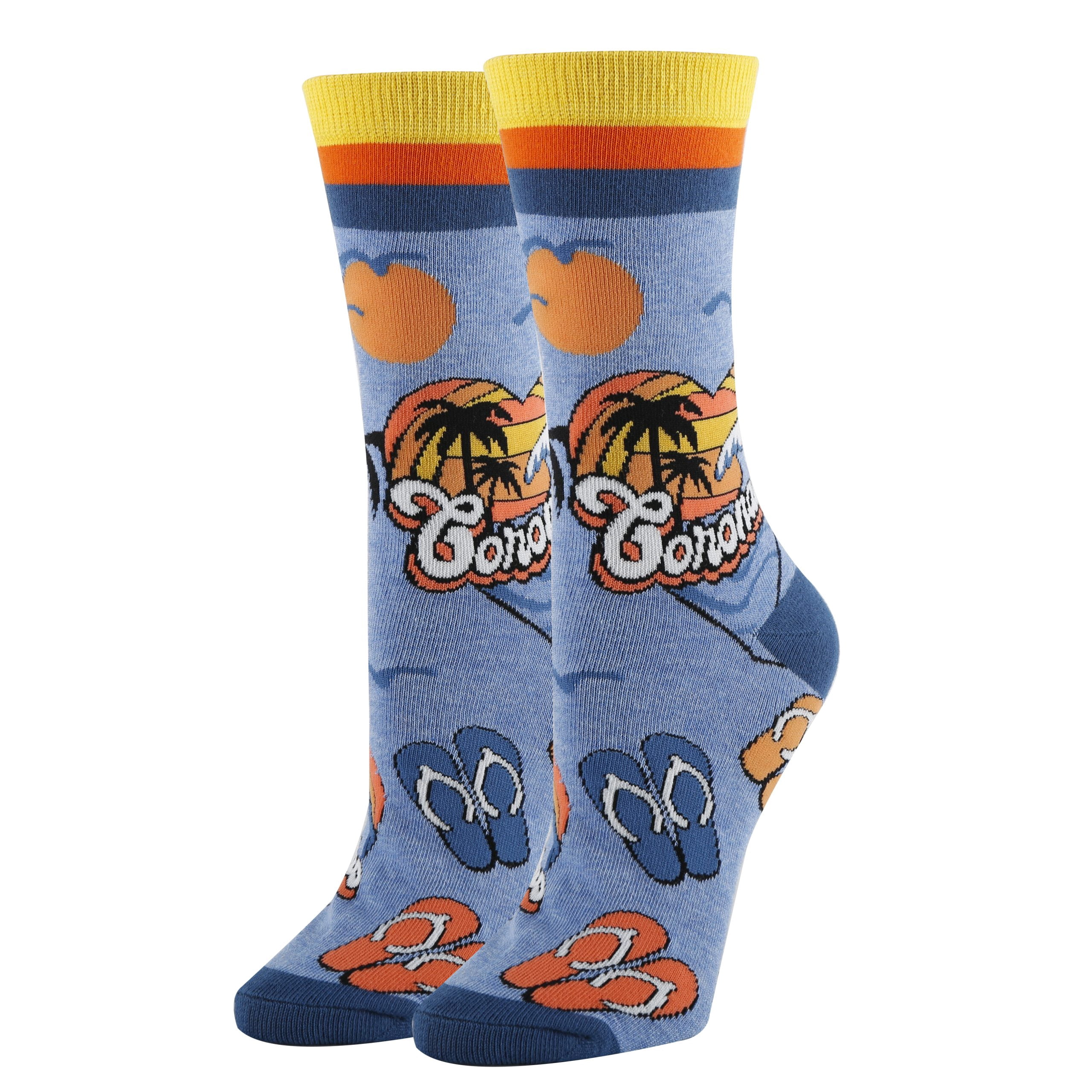 OoohYeah Women’s Funny City Themed Crew Socks, Crazy Novelty Cotton ...