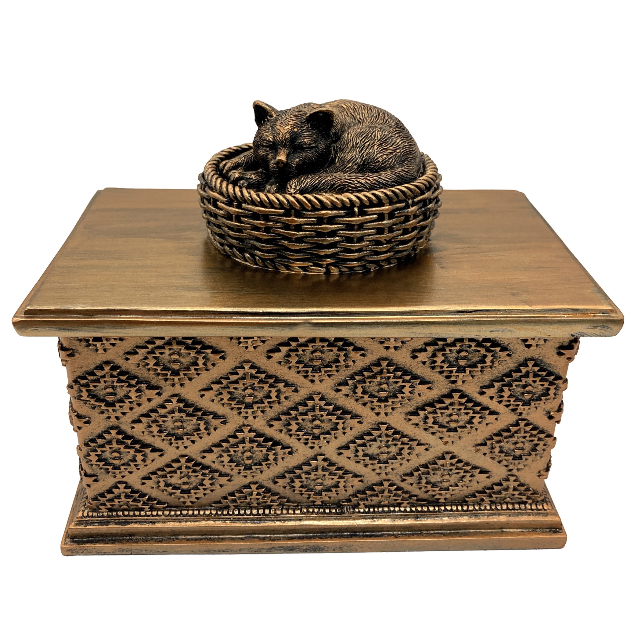 Ooooknpc Pet Cat Ashes Urn Cremation Container Cremains Holder Box ...