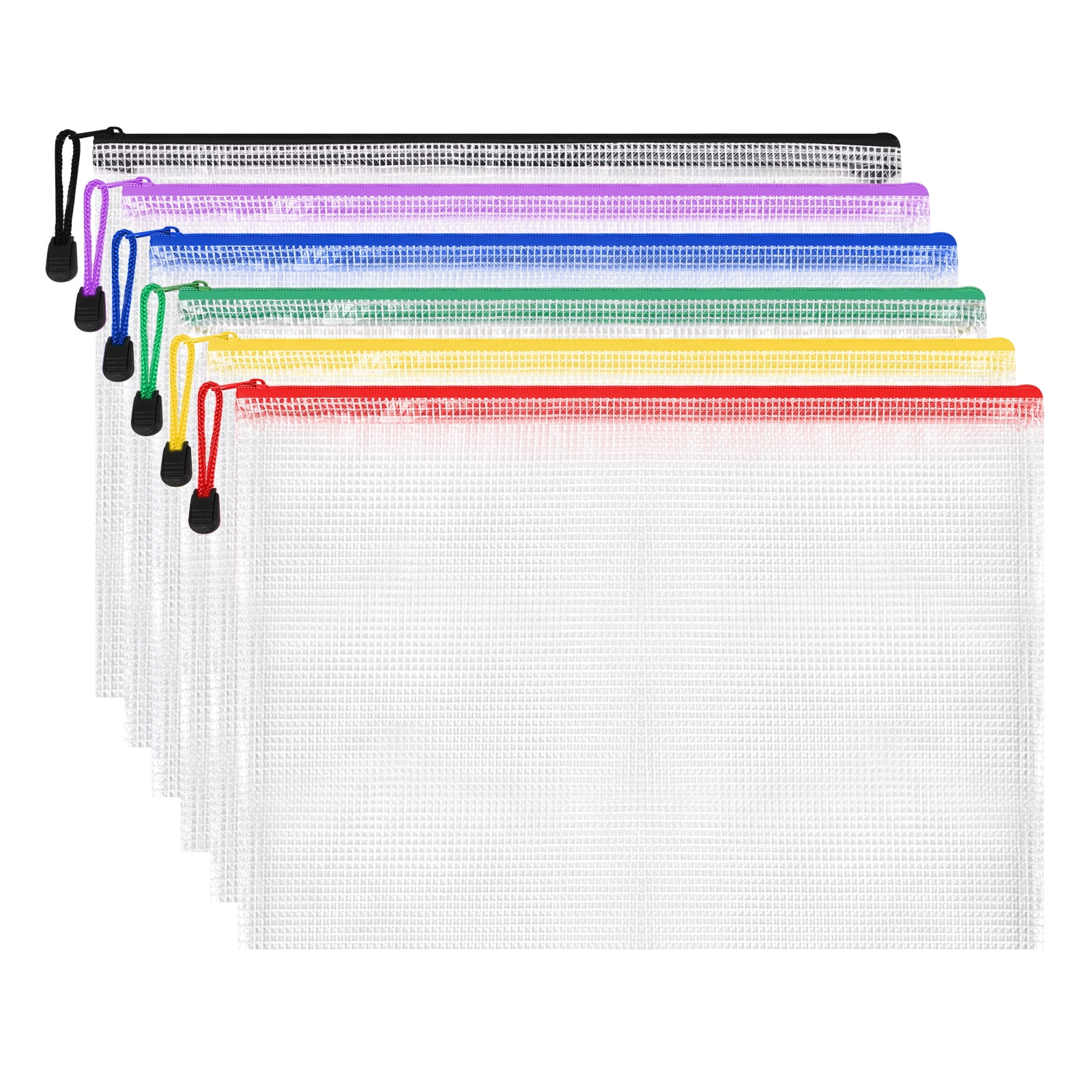Oop-free Mesh Zipper Pouch A3 Size Binder Pockets, 9.5" x 13.5 ...