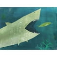 Oopsy Daisy's Uh Oh Shark Canvas Wall Art, 14x10 - Walmart.com