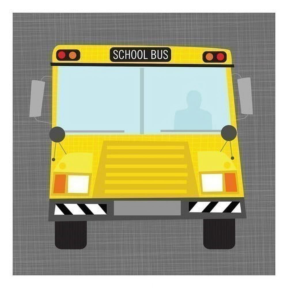 Oopsy Daisy's Ways To Wheel School Bus Canvas Wall Art, 10x10 - Walmart.com