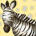 Oopsy Daisy's Zoey the Zebra Yellow & Grey Canvas Wall Art, 10x10 ...
