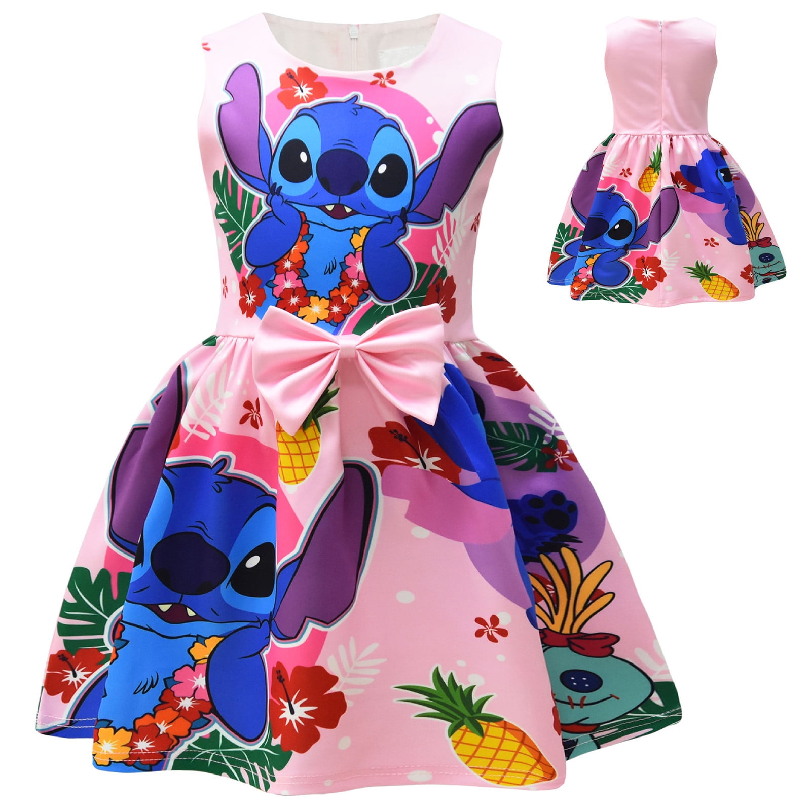 Ootengo Lilo & Stitch Girls Dresses, Stitch Formal Dress Girls' Dresses ...