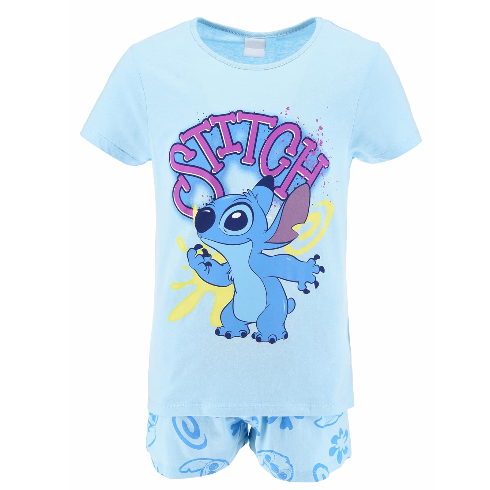 Ootengo Little Monster Dog Stitch Pajamas Girls, Tie-Dye Pajamas for ...