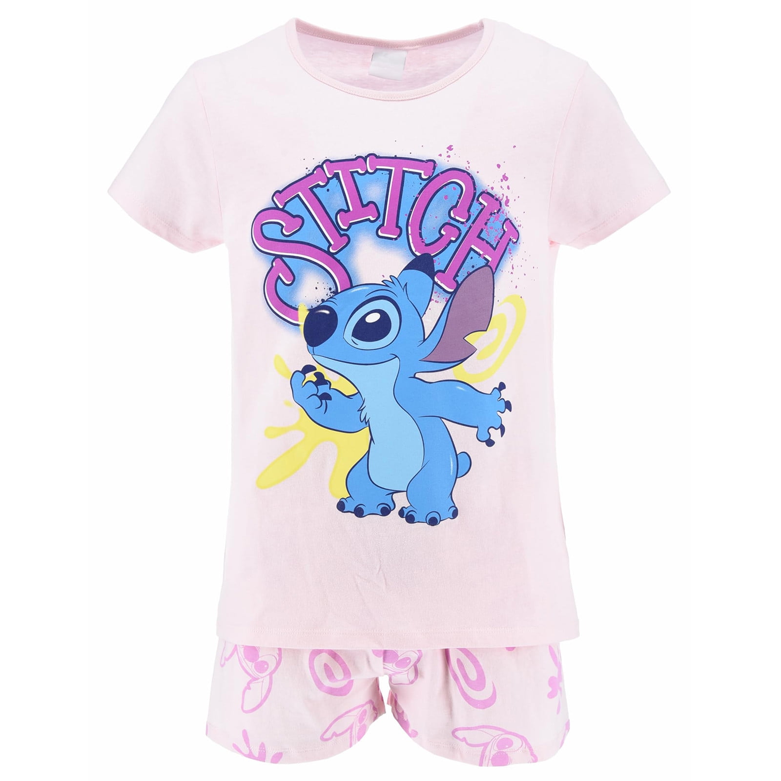 Ootengo Little Monster Dog Stitch Pajamas Girls, Tie-Dye Pajamas for ...
