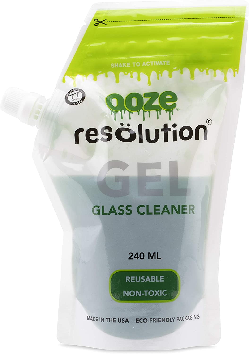 Ooze Resolution Gel Glass Cleaner (1 Pack 240ML) Liquid Cleaning ...